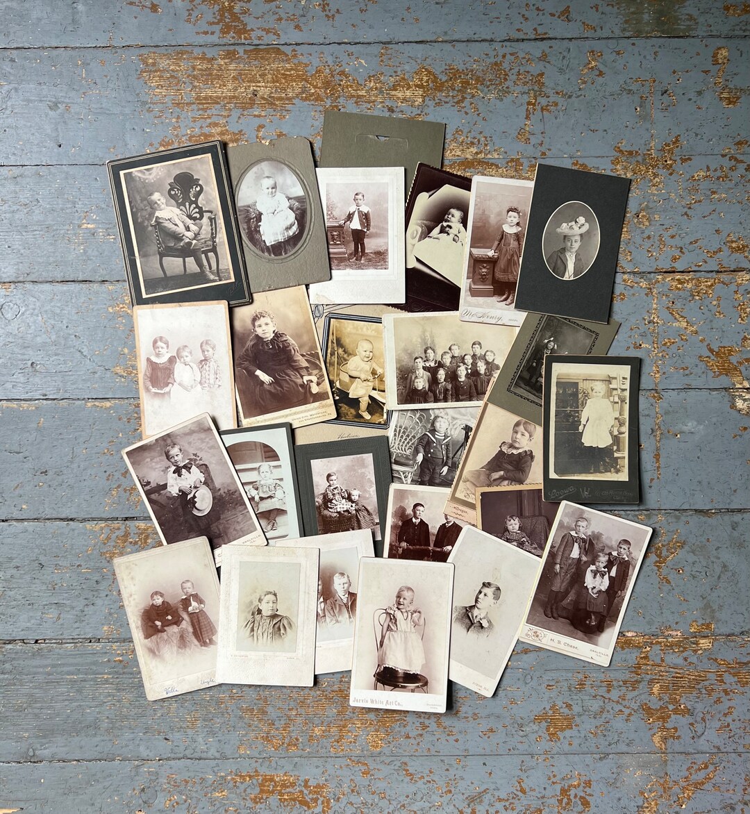 25 Antique Studio Portraits Photos of Children - Etsy