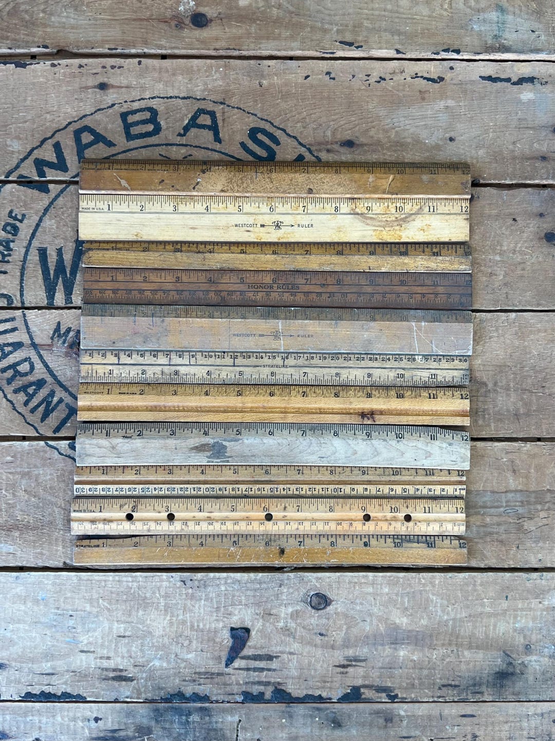 Vintage Lot of 11 Wood Classroom Rulers - Etsy