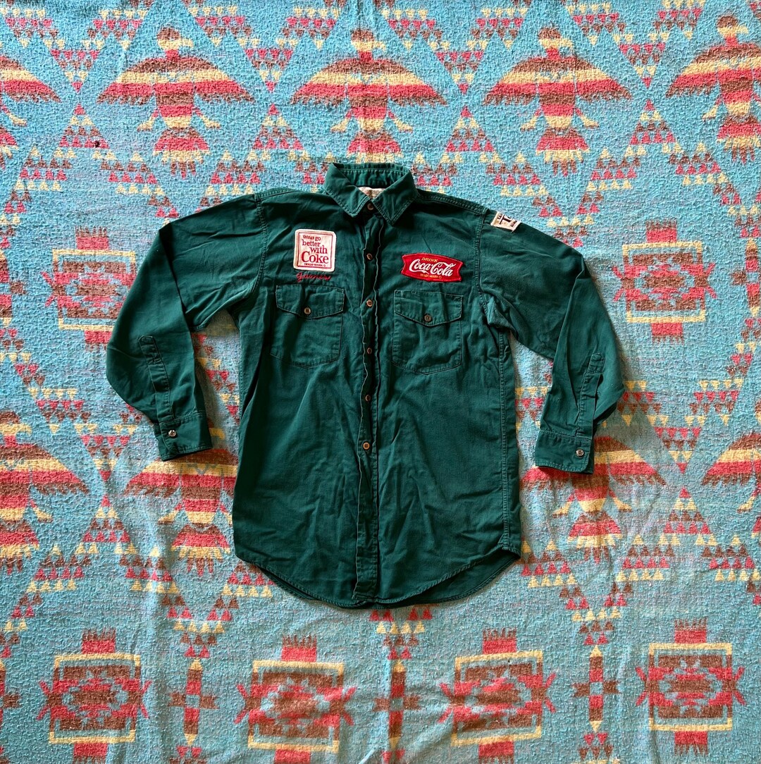 Vintage 1950s Coca Cola Work Shirt - Etsy