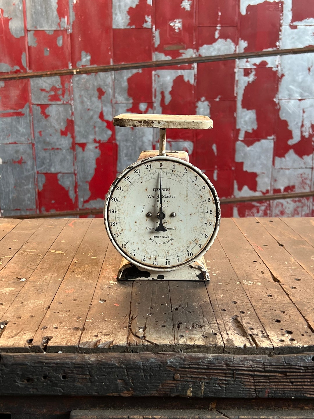 Antique Hanson Family 24 Pound Kitchen Scale - Etsy