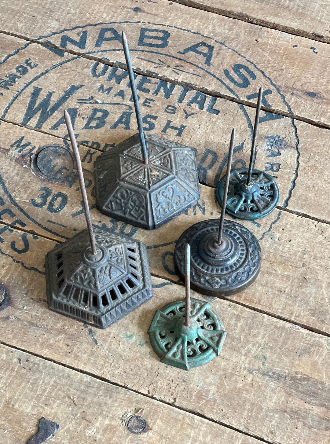 Set of 5 Antique Store Counter Receipt Holders - Etsy