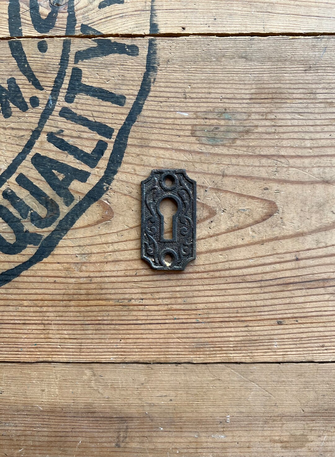 Antique Cast Eastlake Salvaged Door Keyhole Plate - Etsy