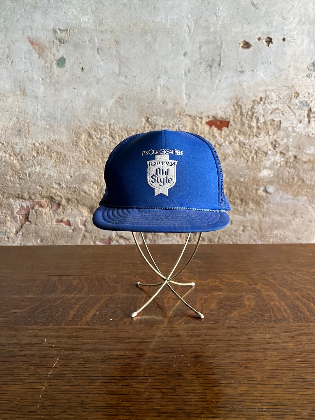Vintage Old Style Beer Snapback Mesh Hat - Etsy