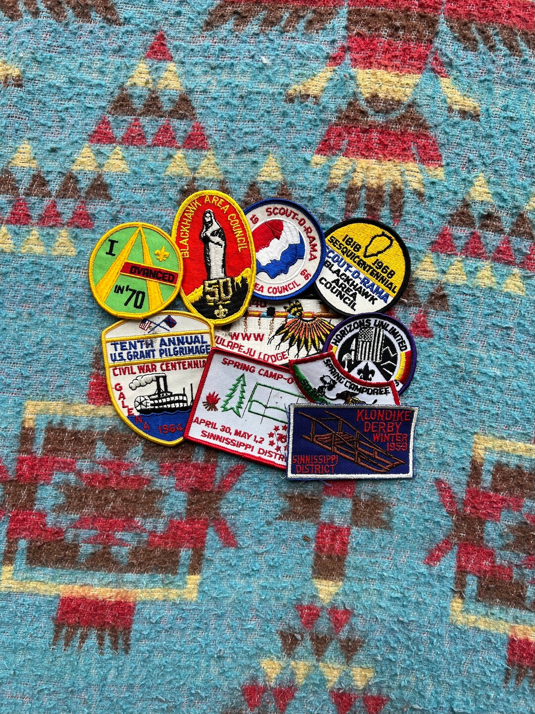 10 Vintage Boy Scout Patches BSA Troop - Etsy