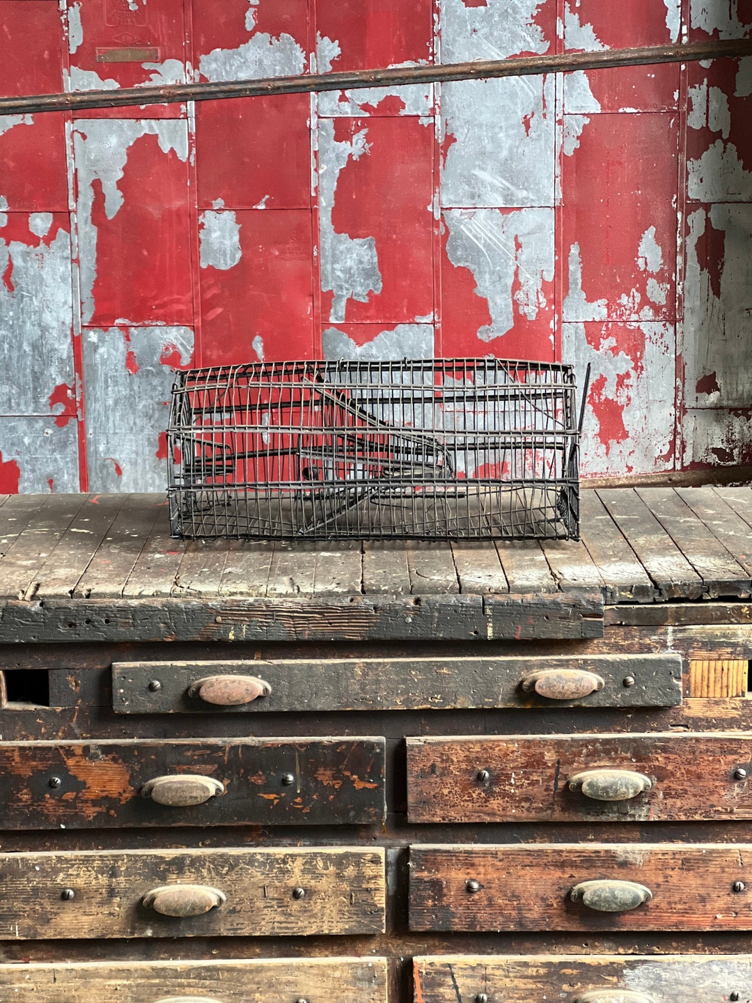 Antique Mouse & Rat Wire Trap Cage - Etsy