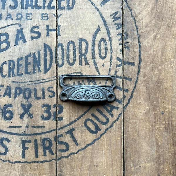Label Drawer Pull - Etsy