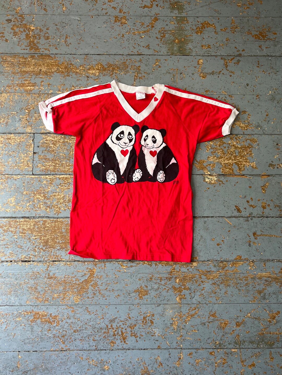 Vintage 1989 Panda Love Sunshine Coverups Ringer Shirt - Etsy