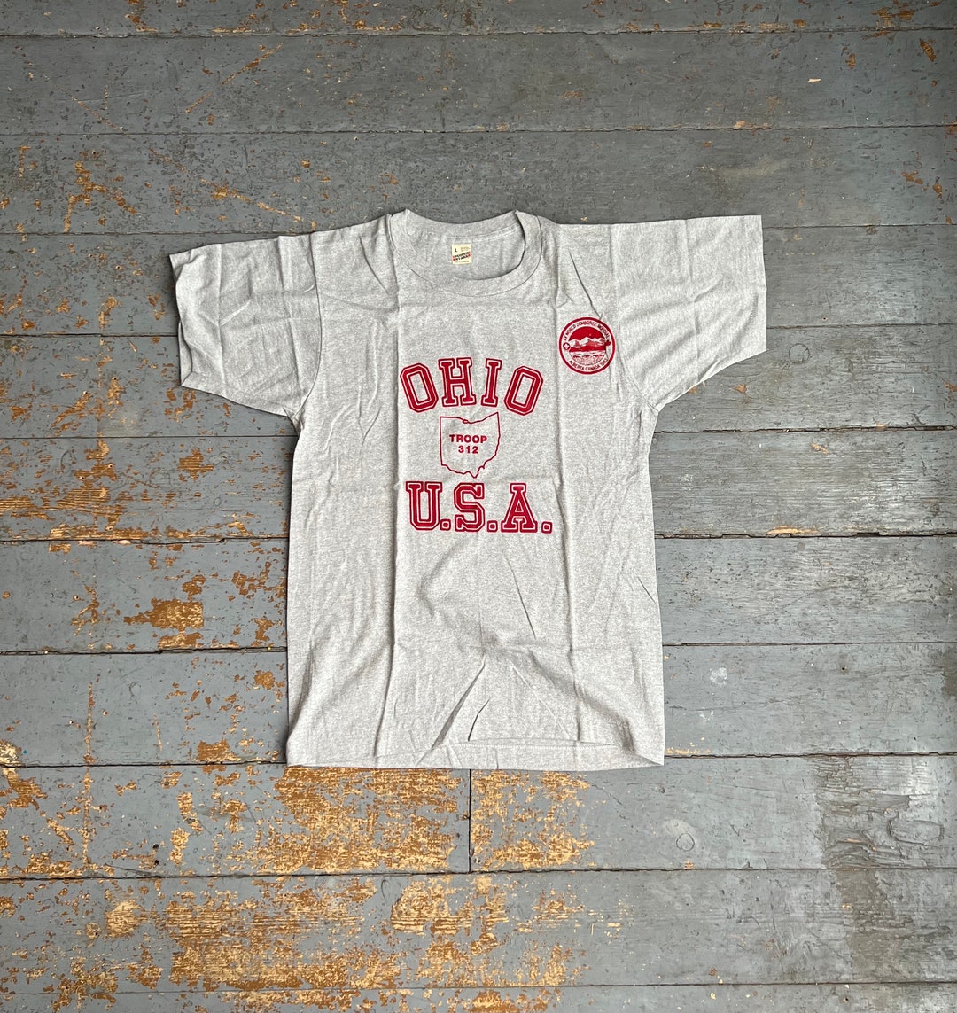 Vintage 1983 OHIO Troop 312 Boy Scouts Jamboree Shirt - Etsy