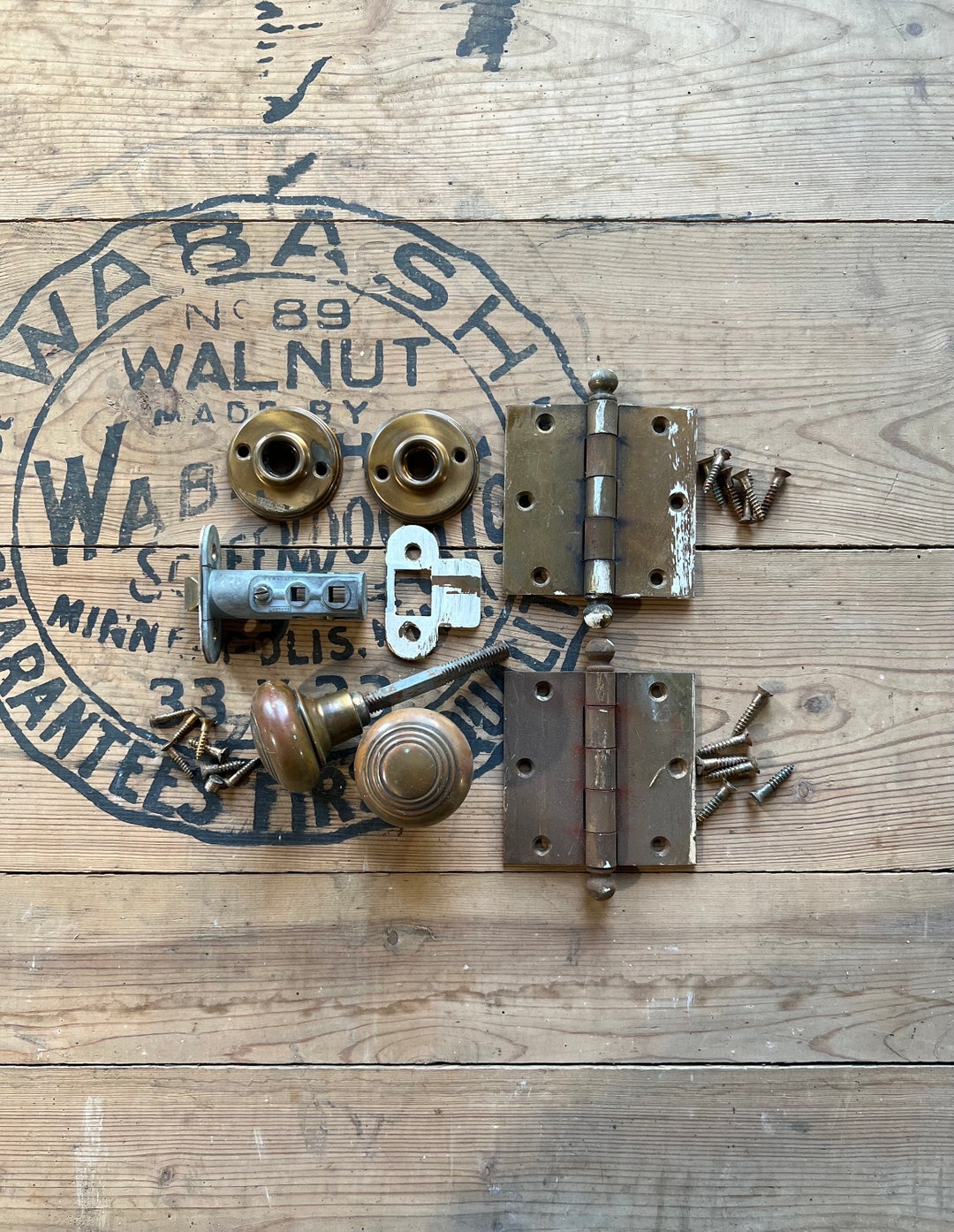 Vintage 1940s Sargent Door Hardware Complete Set - Etsy