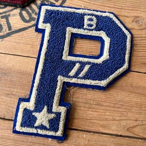 Vintage 1940s P High School Letterman Patches - Etsy