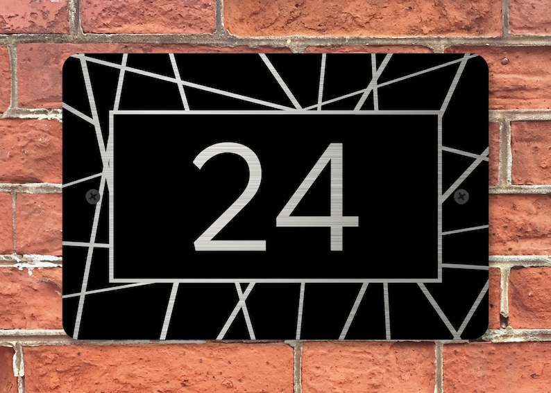 Customized Home Address Sign Aluminum Metal 12 X 8 - Etsy