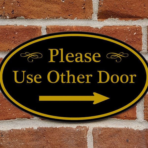 Please Use This Door Sign - Etsy