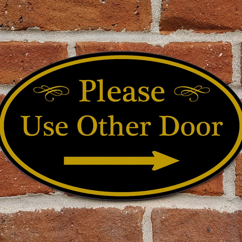Please Use This Door Sign - Etsy