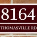 Customized Home Address Sign Aluminum Metal 12" X 8" House Number ...