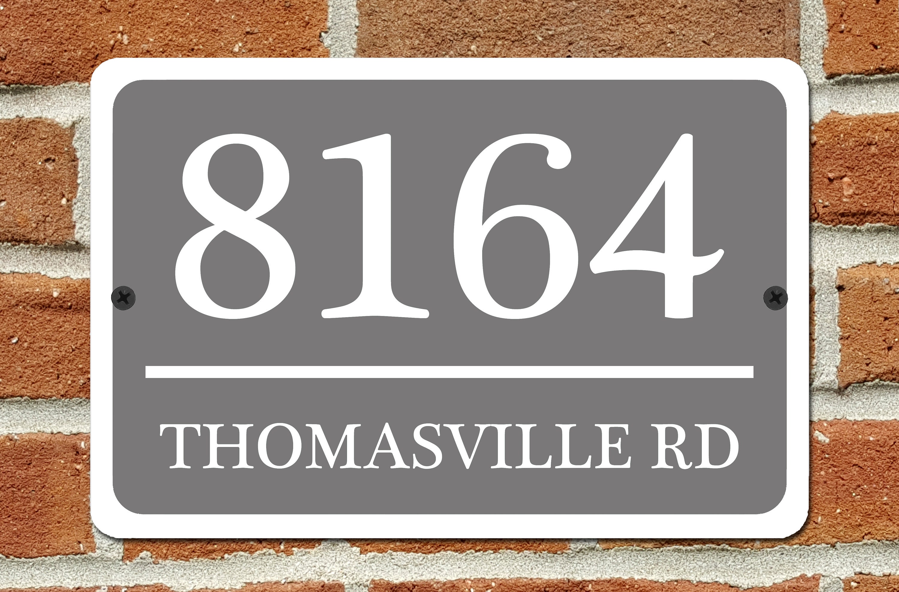 Customized Home Address Sign Aluminum Metal 12 X 8 - Etsy