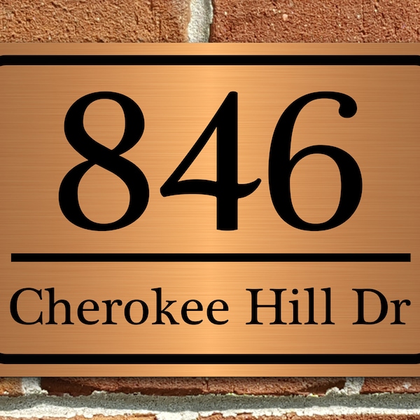 House Number Sign - Etsy