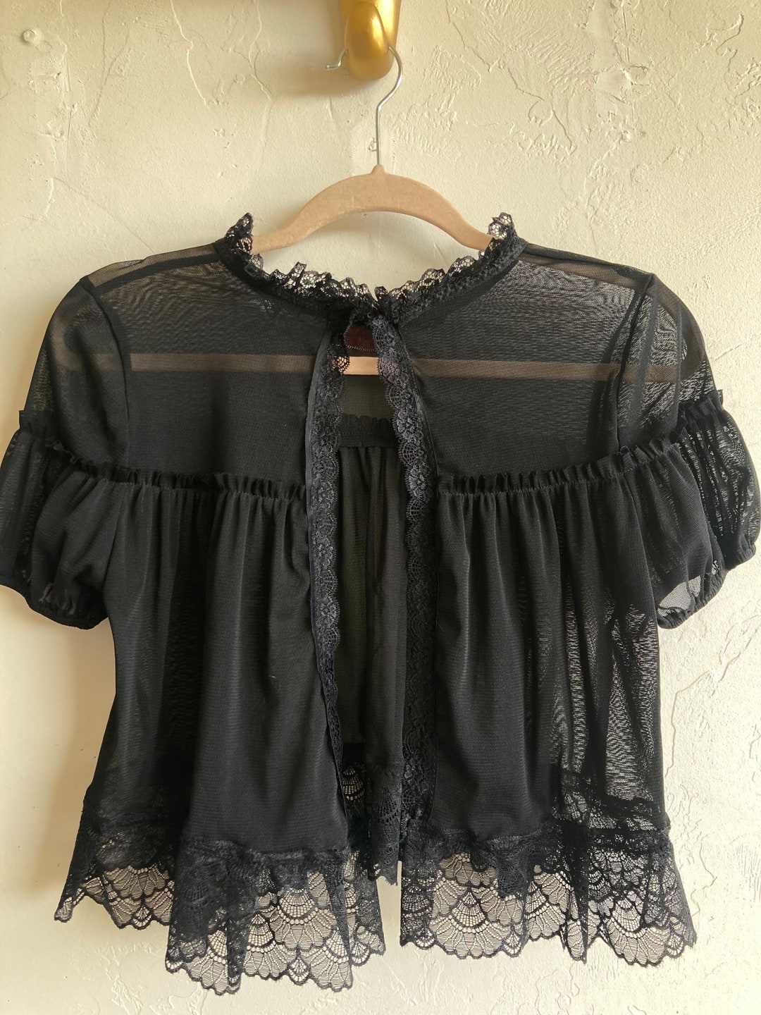Sheer Black Light Top Layer - Etsy
