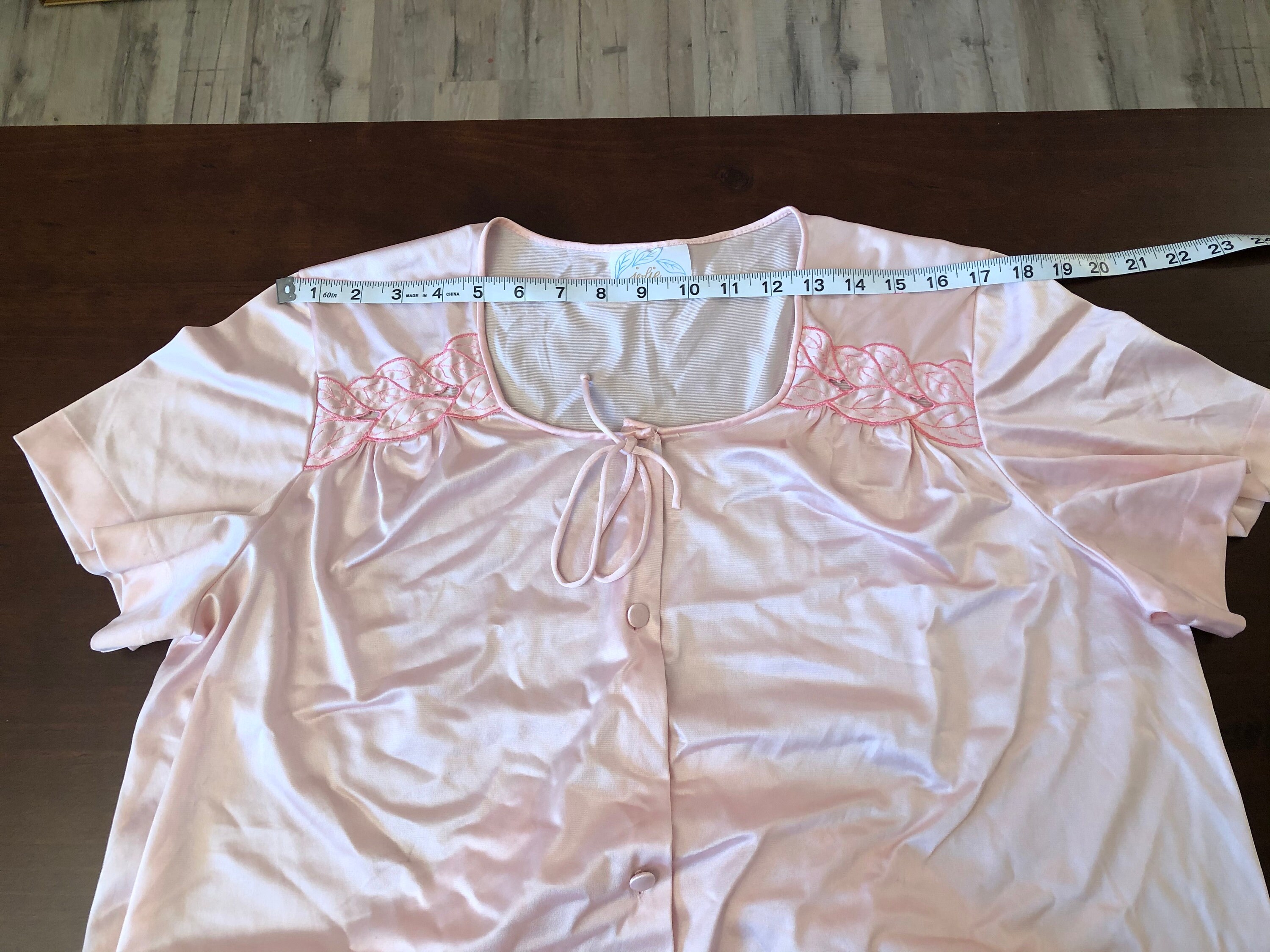 Vintage Pink Old Lady Pajama Pink Granny Pajamas Silky Pink | Etsy