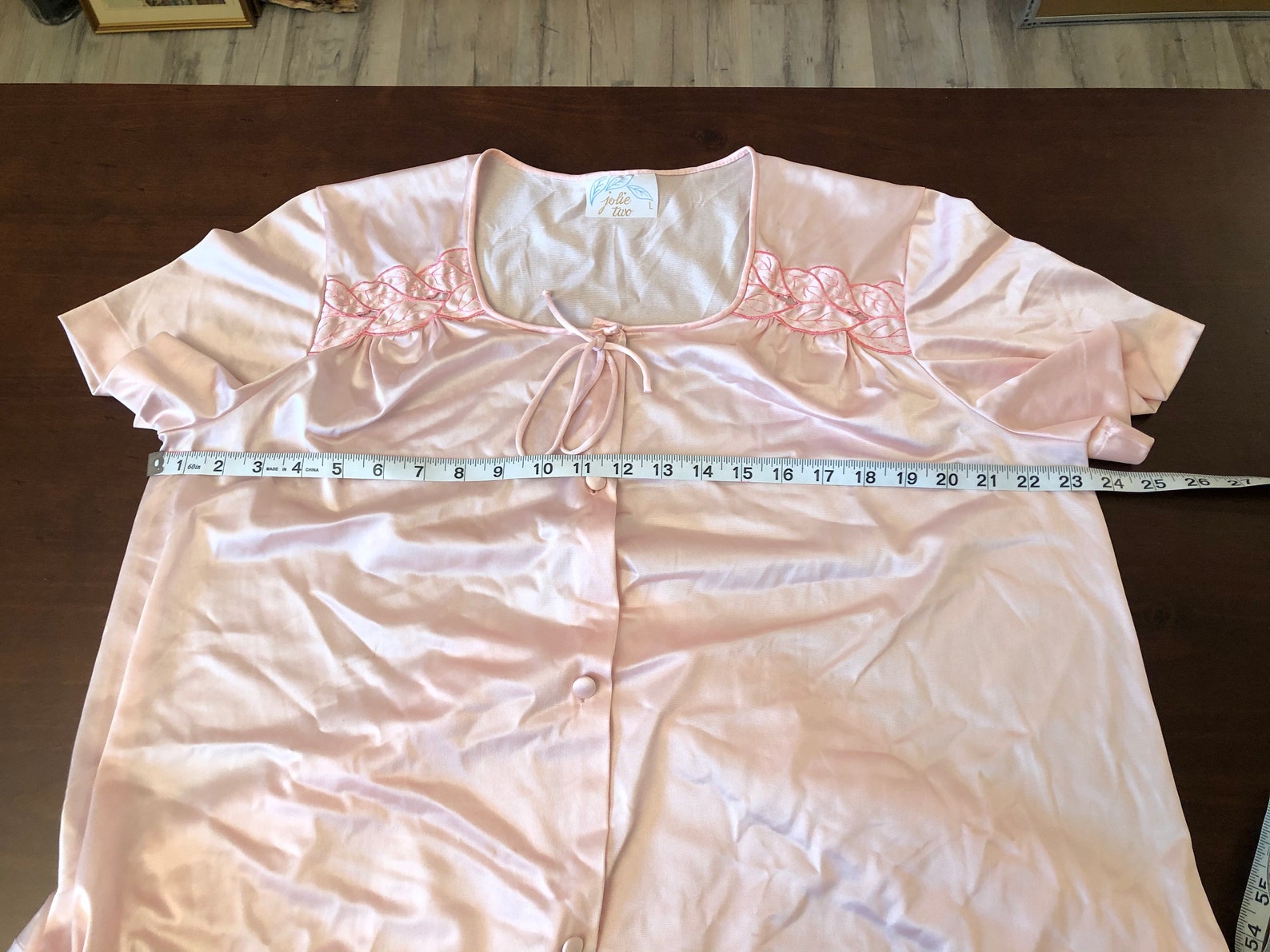 Vintage Pink Old Lady Pajama Pink Granny Pajamas Silky Pink | Etsy