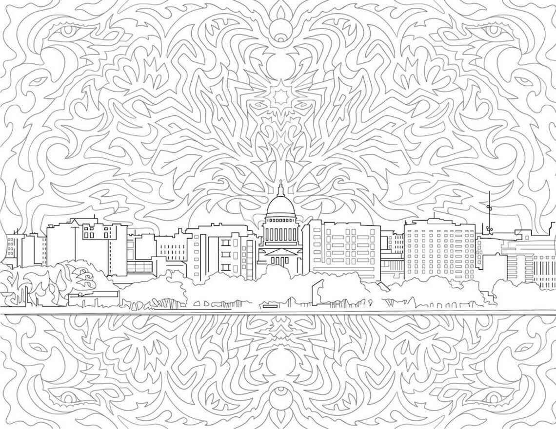 Madison Coloring Book - Etsy