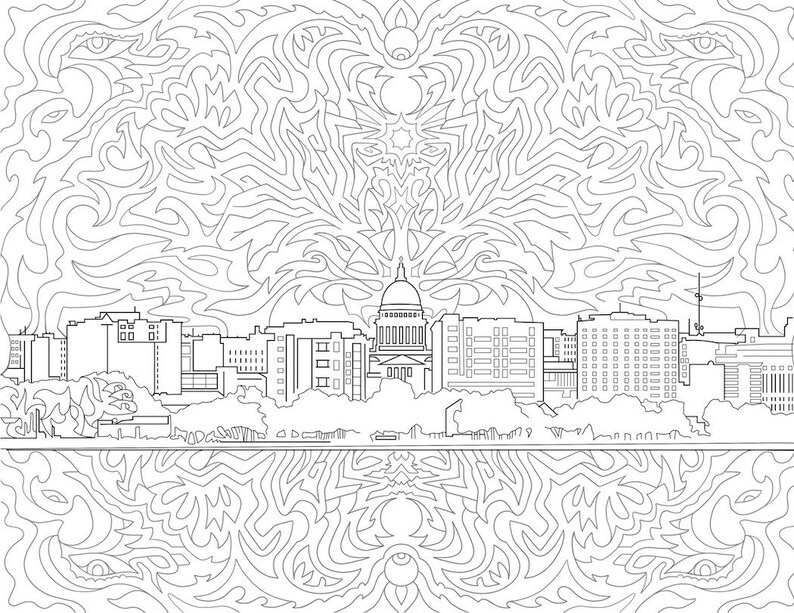 Madison Coloring Book - Etsy