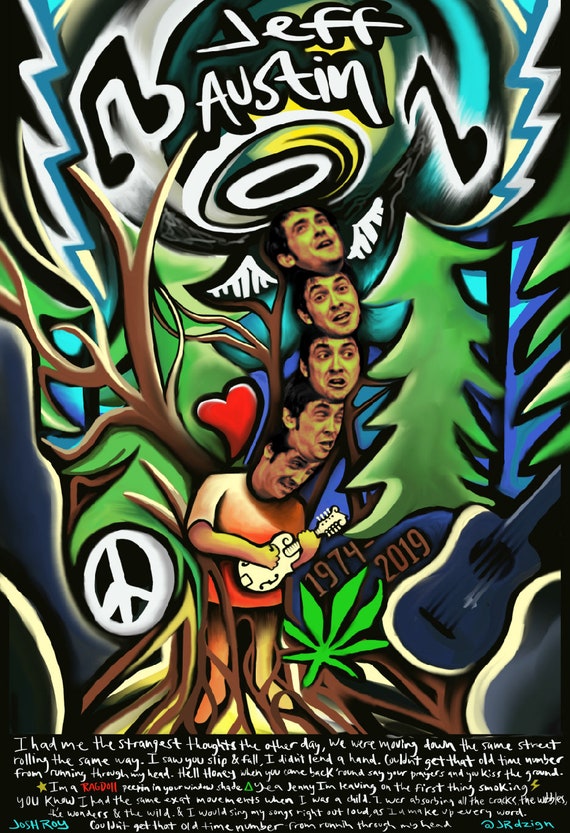 Poster Jeff Austin Tribute - Etsy