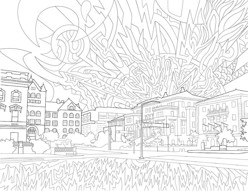 Madison Coloring Book - Etsy