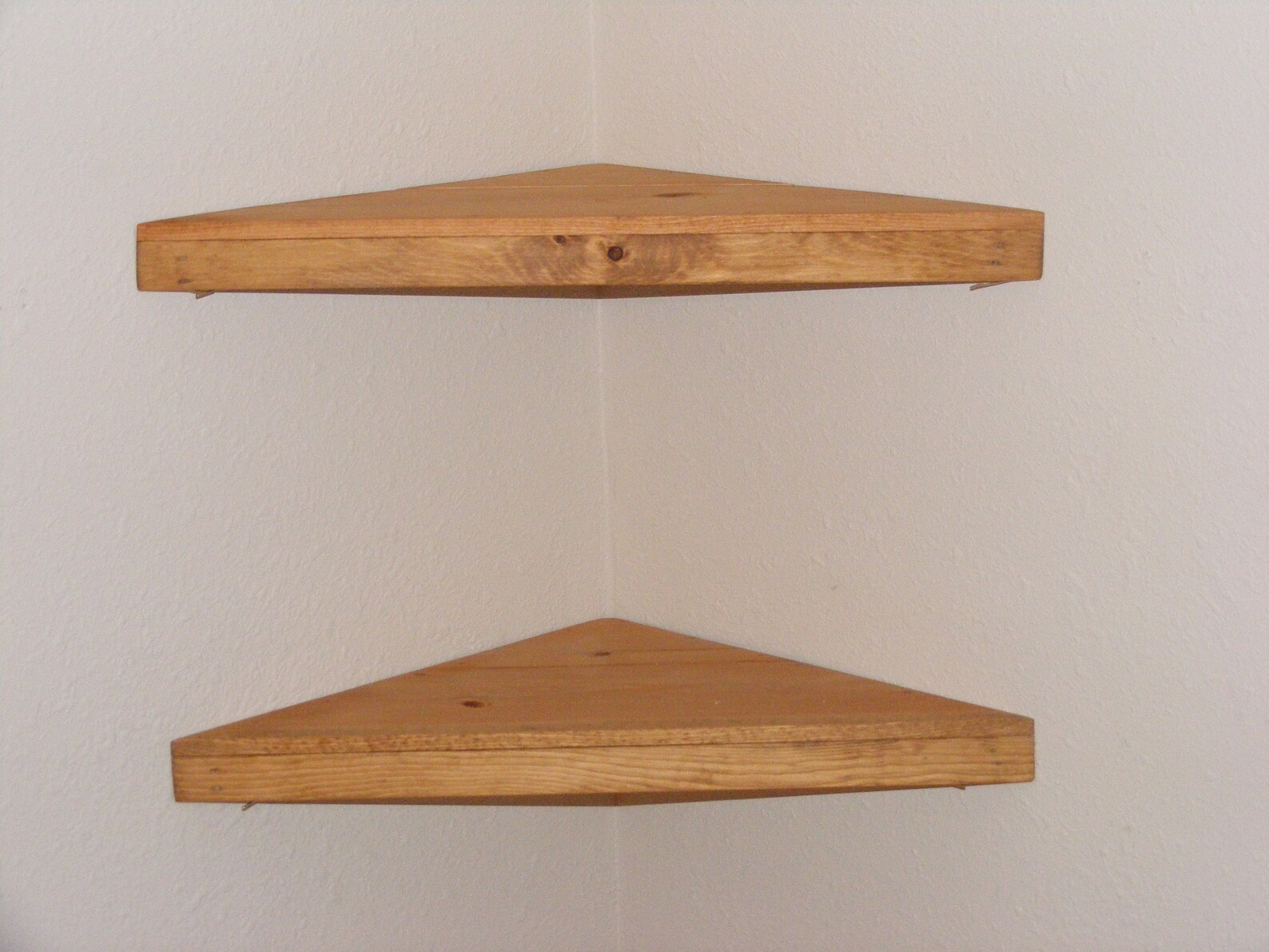 Set of (2) 18" Small Corner Shelves - Etsy