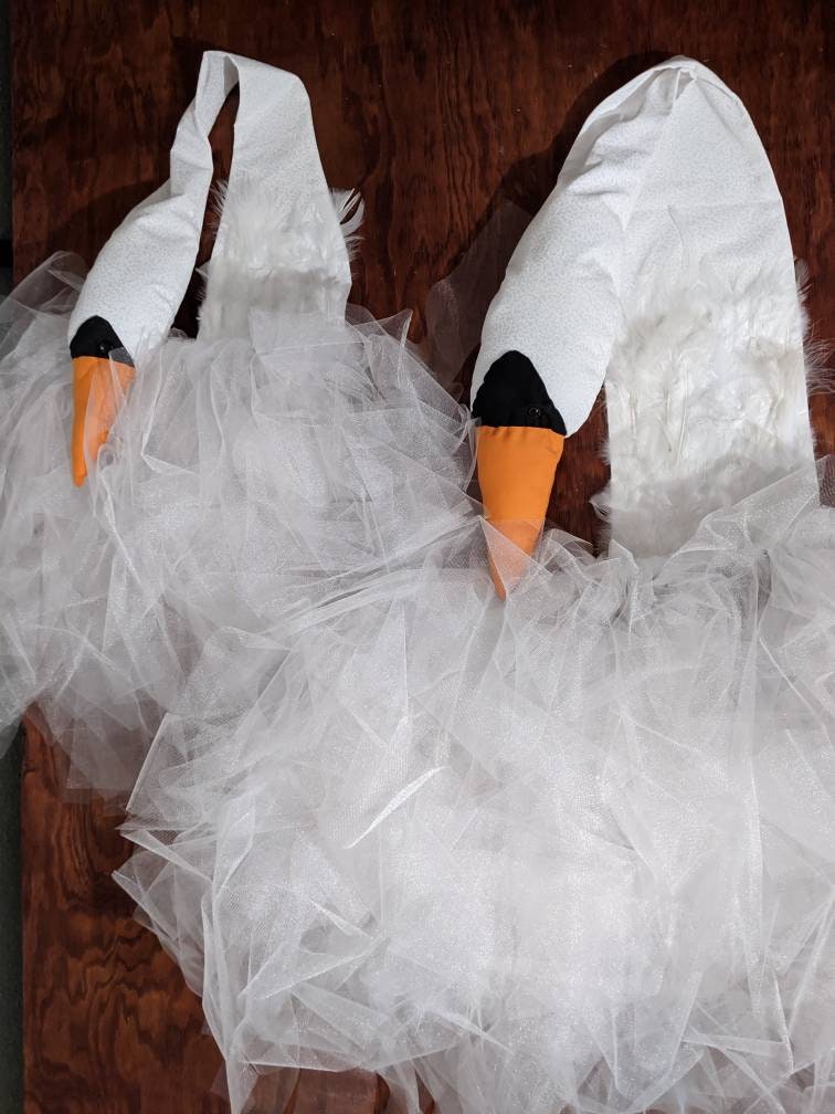 Handmade Swan Costume Dress, Inspired by Bjork, Tulle Skirt - Etsy