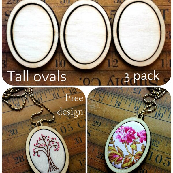 Embroidery Pendant - Etsy