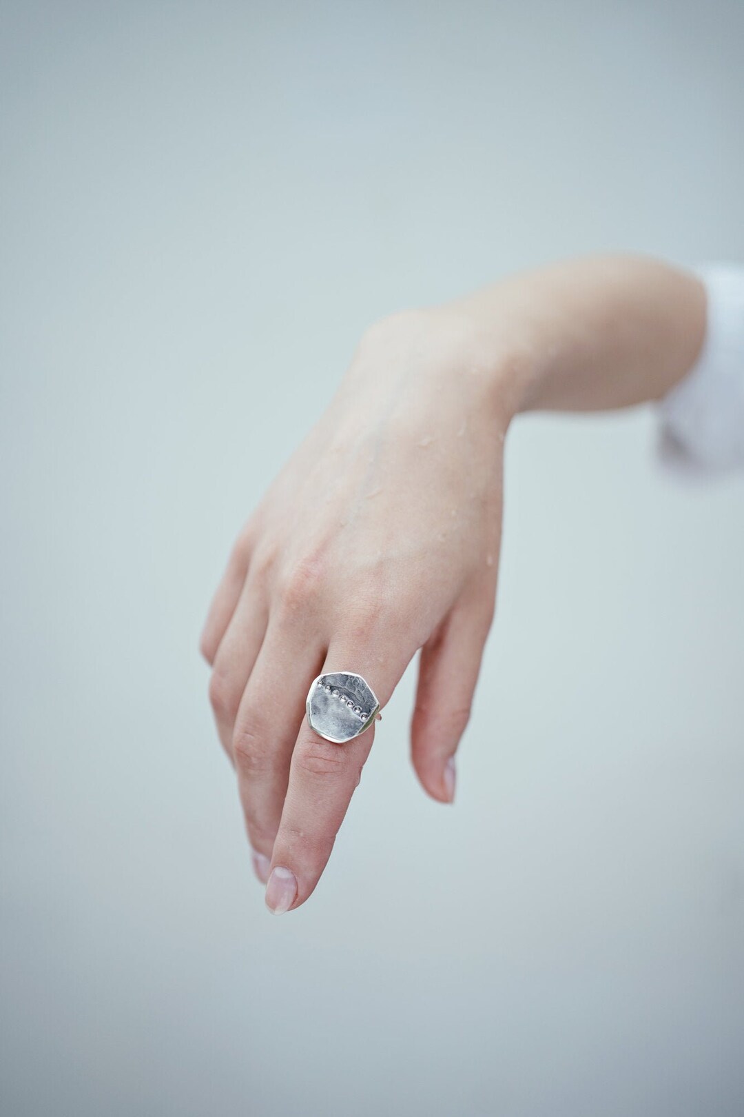 Roman Ring, Signet Solid Silver Ring, Statement Ring, Contemporary ...