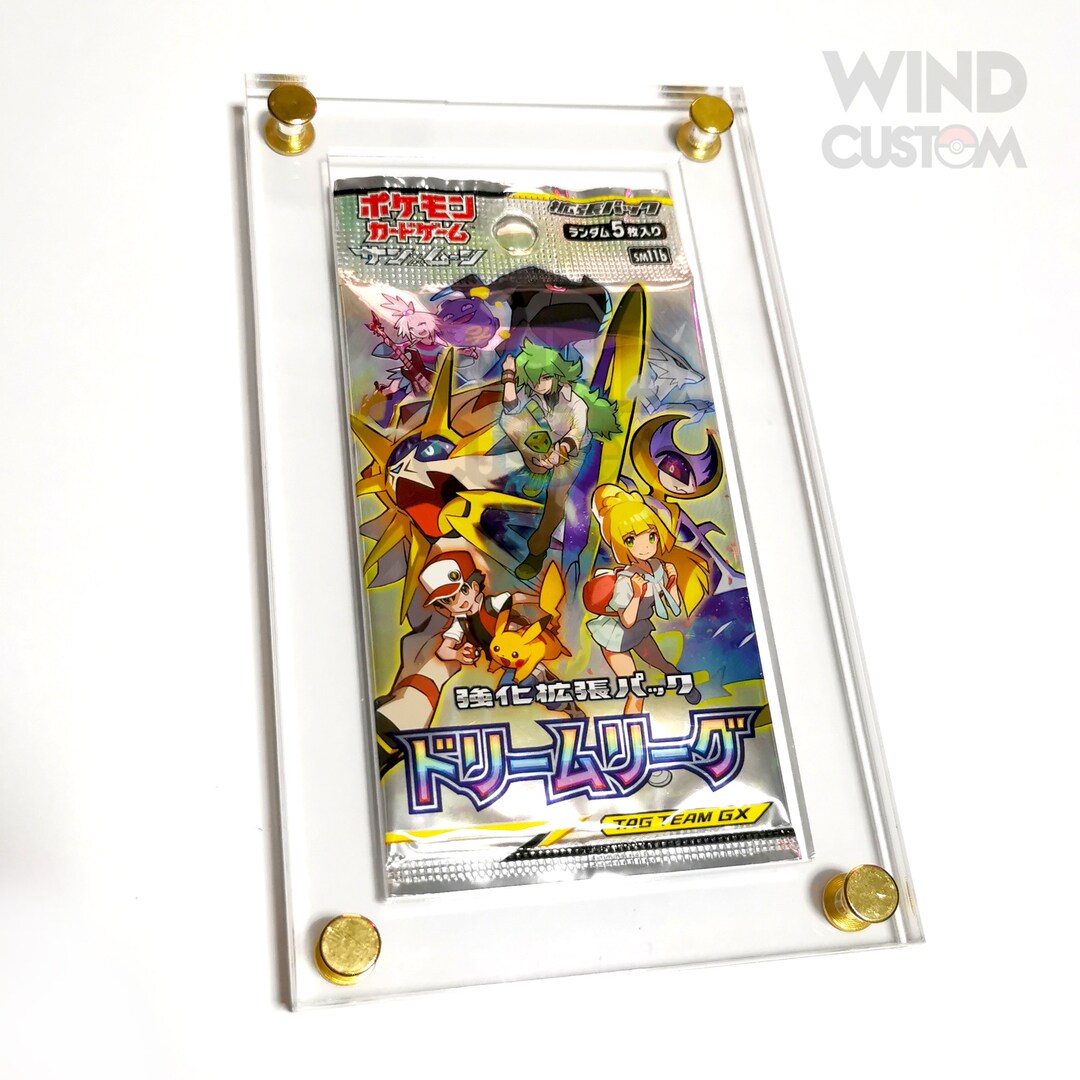 Pokemon Booster Pack Acrylic Display Frame. Specially for Japanese ...