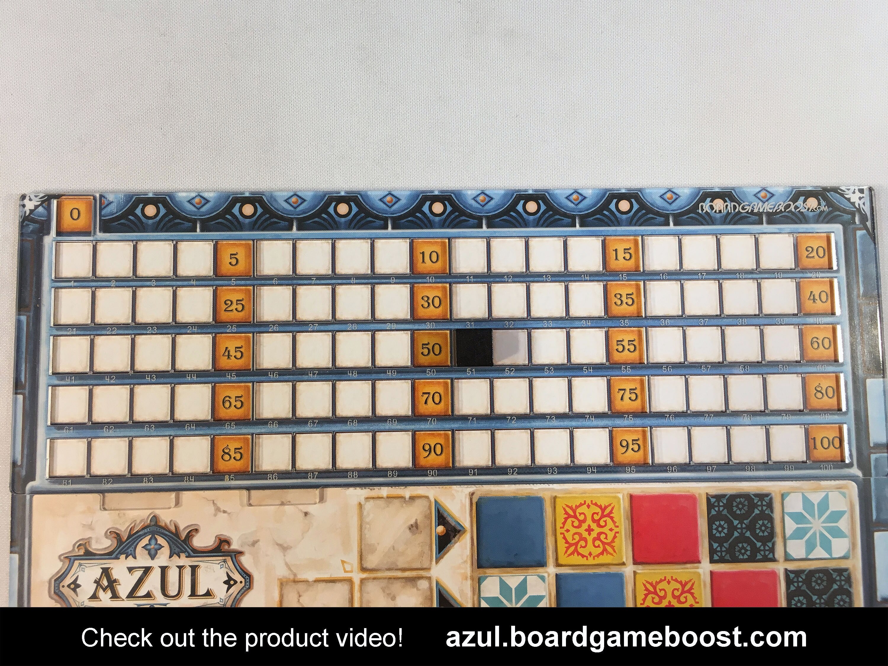 Azul SCORE TRACK Player Board Overlay - Etsy