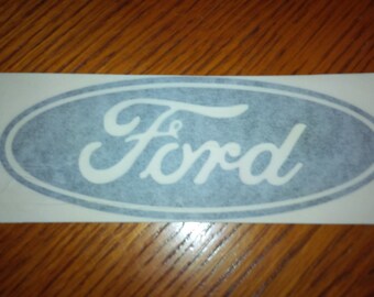 Ford Blue Oval Decal | Etsy