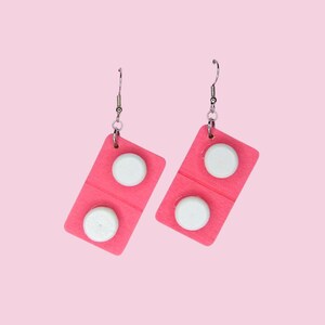 Medicine Pill Tablet Dangle Earrings - Etsy