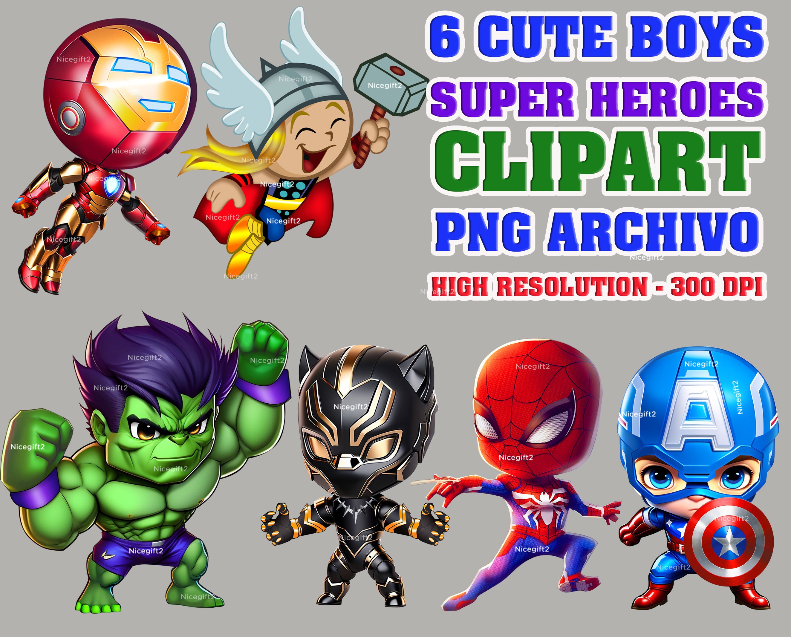 Cute Avengers Chibi
