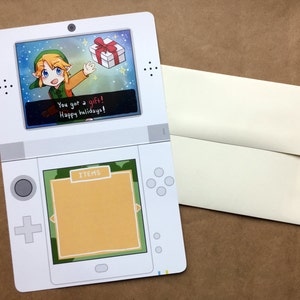Nintendo Christmas Card | Cute Christmas Card, Geek Greeting Card ...
