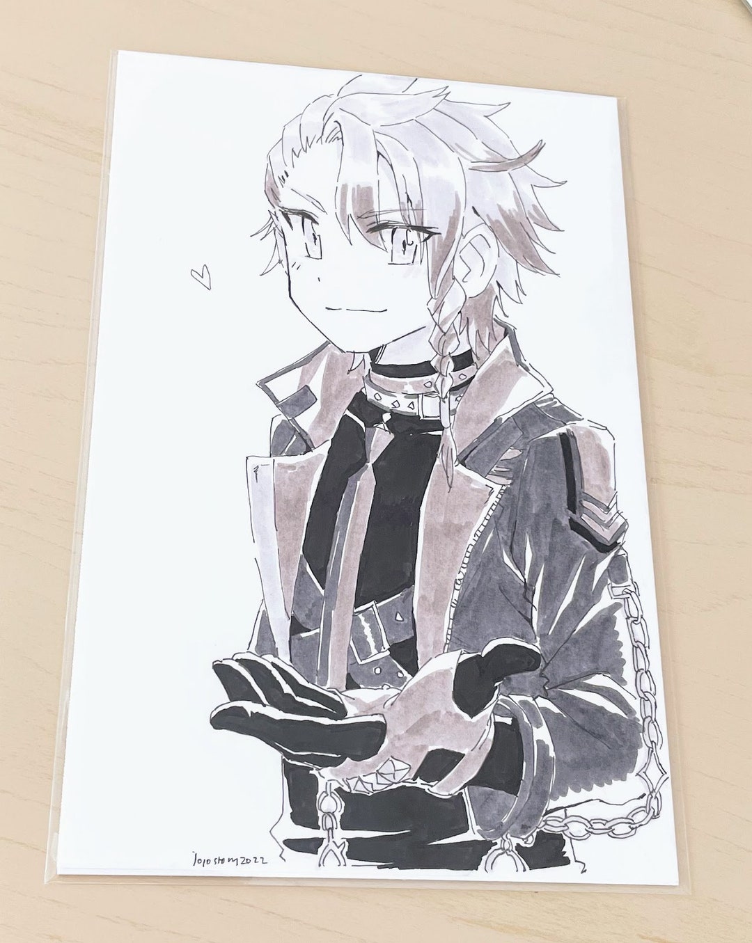 Axel Syrios: Original Ink Drawing | Vtuber, Holostars, Holotempus, Ink ...