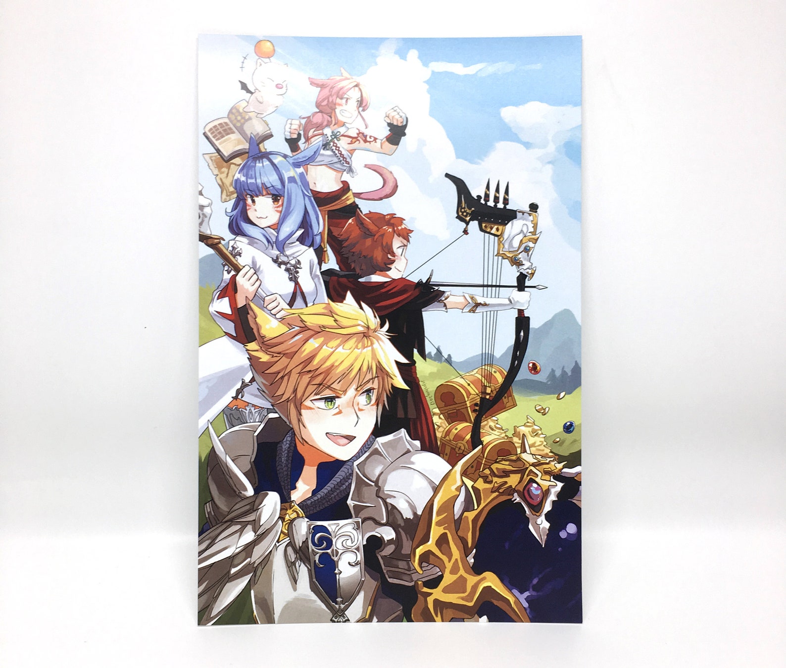 Light Party | Ffxiv, Final Fantasy Art, Final Fantasy Print, Video Game ...