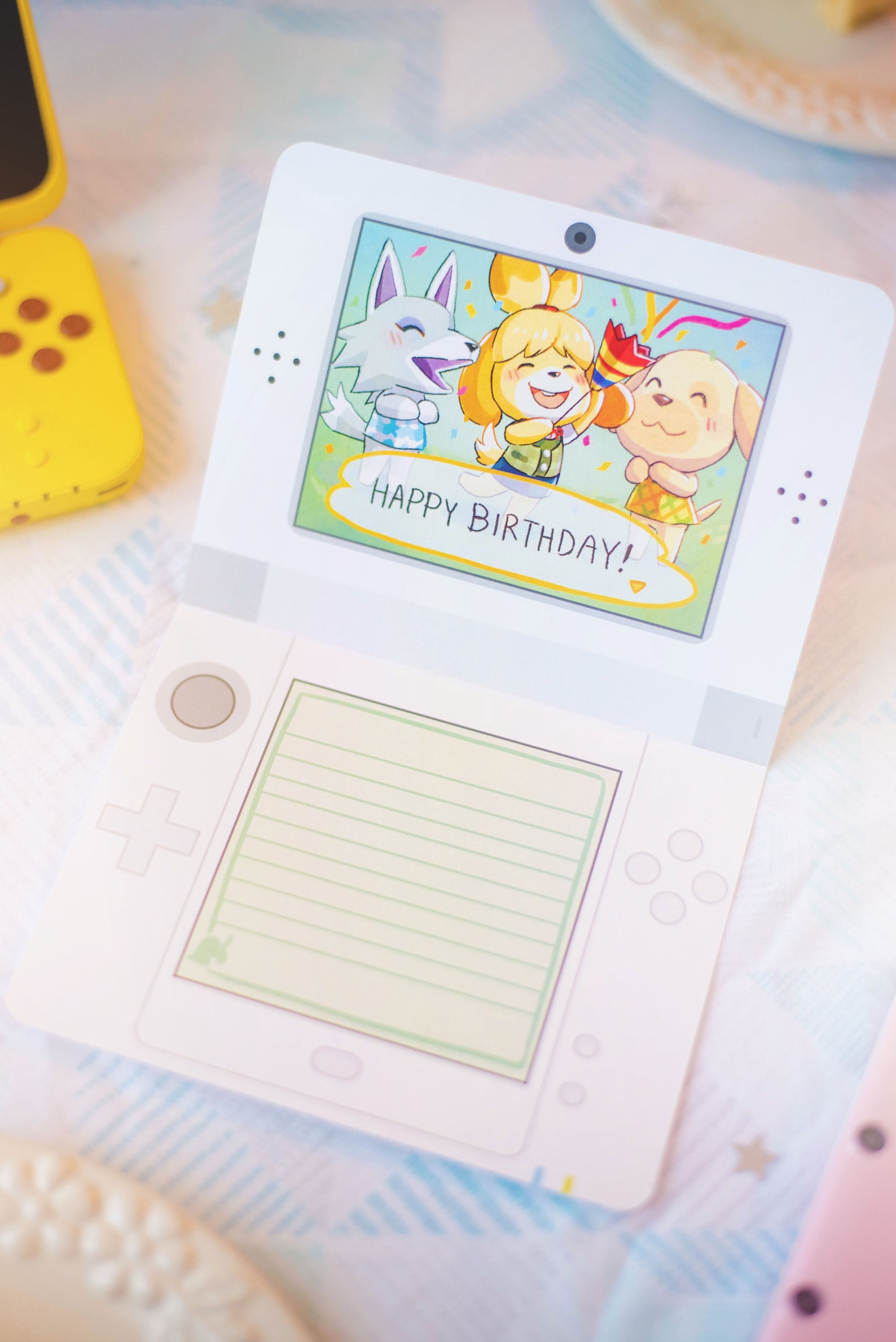 Nintendo Birthday Card Cute Birthday Card Geek Greeting - Etsy
