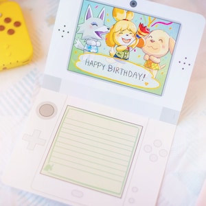 Nintendo Birthday Card | Cute Birthday Card, Geek Greeting Card, Gamer ...
