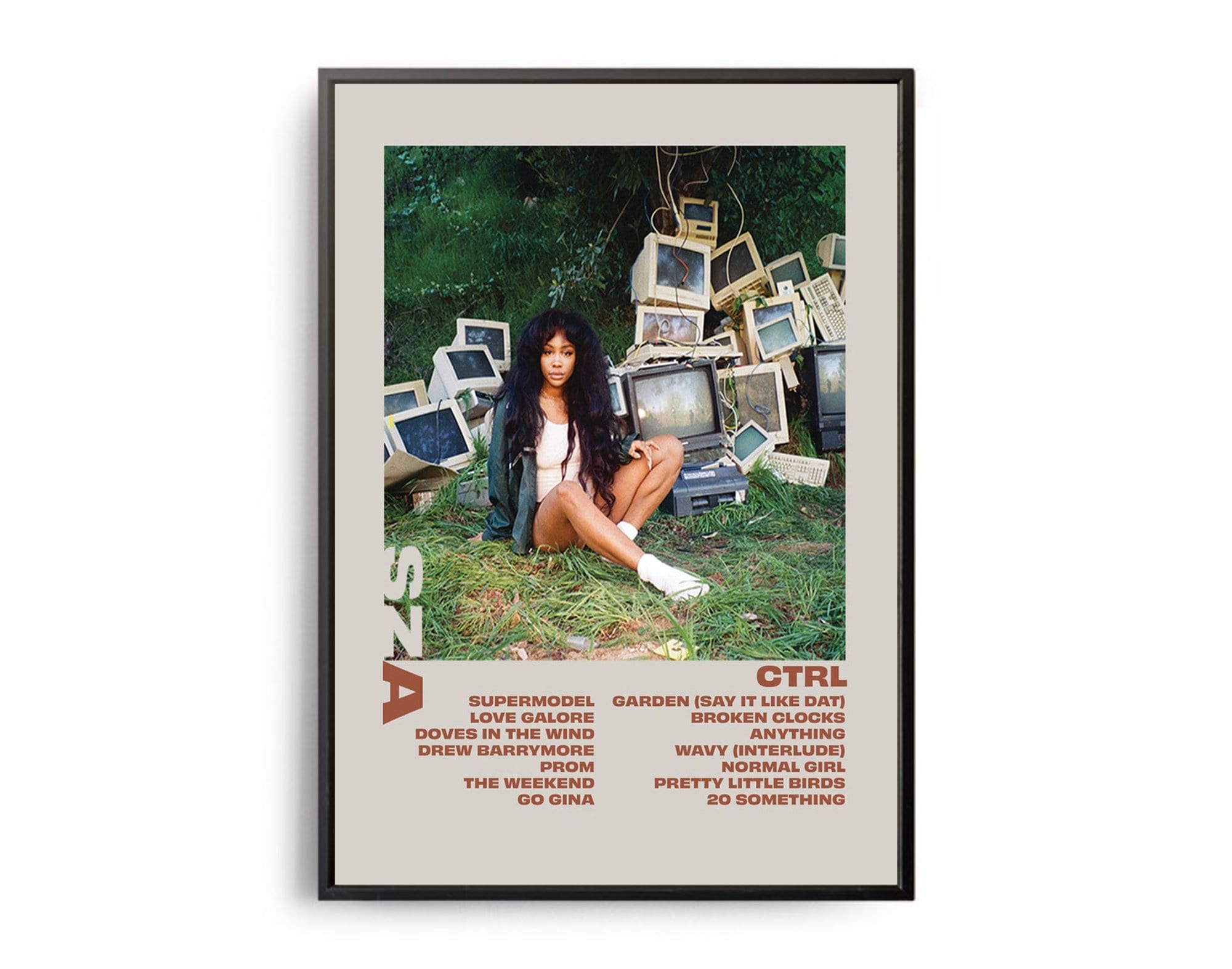 Sza Album Poster Ctrl, Album Cover Poster