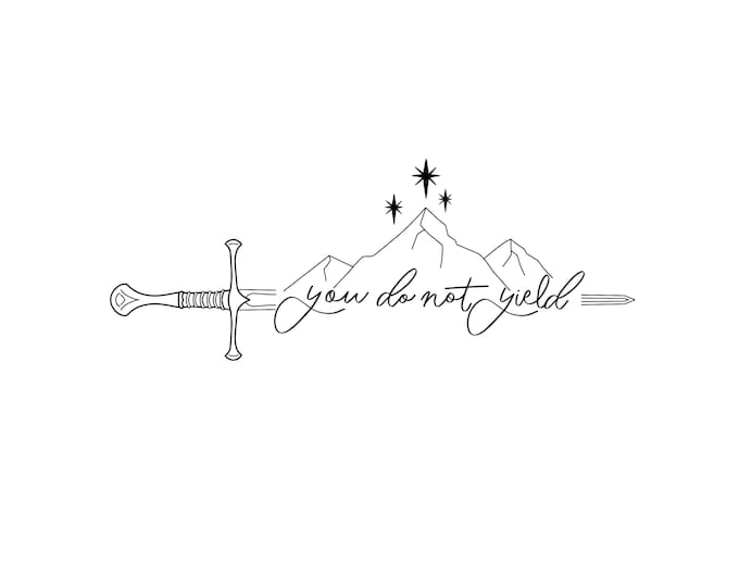 You Do Not Yield - Etsy