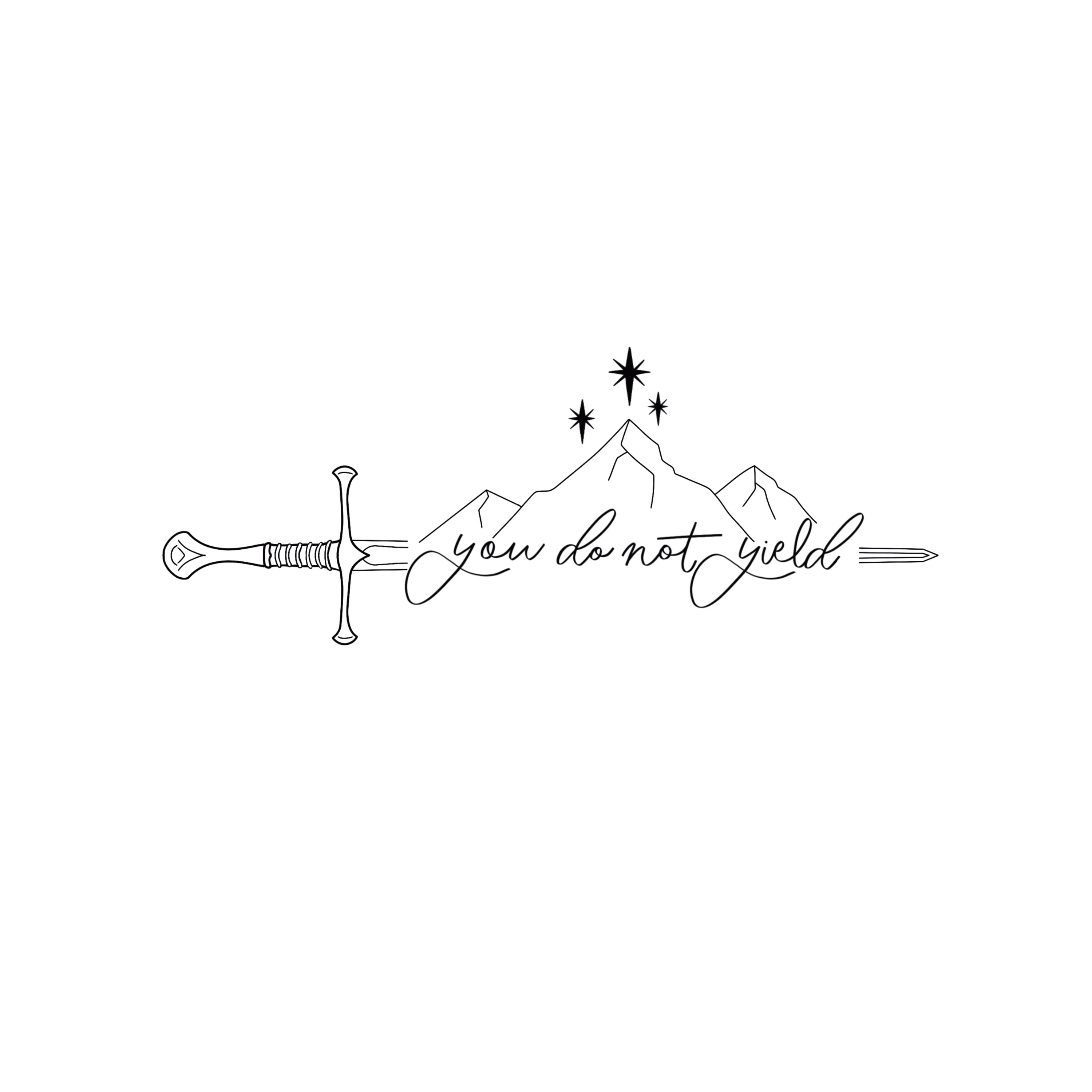 You Do Not Yield - Etsy