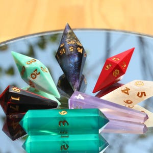 Diverse Crystal Dnd Dice Set. the Adventure Party 53 - Etsy