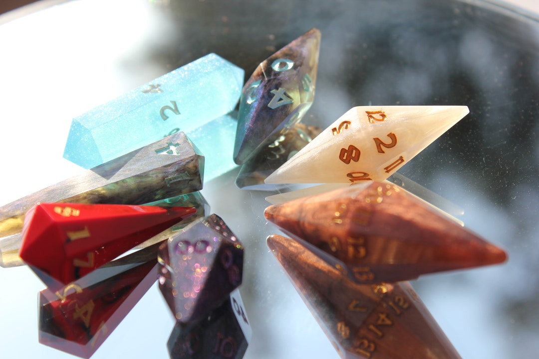 Mixed Crystal Dnd Dice the Adventure Party 01 - Etsy
