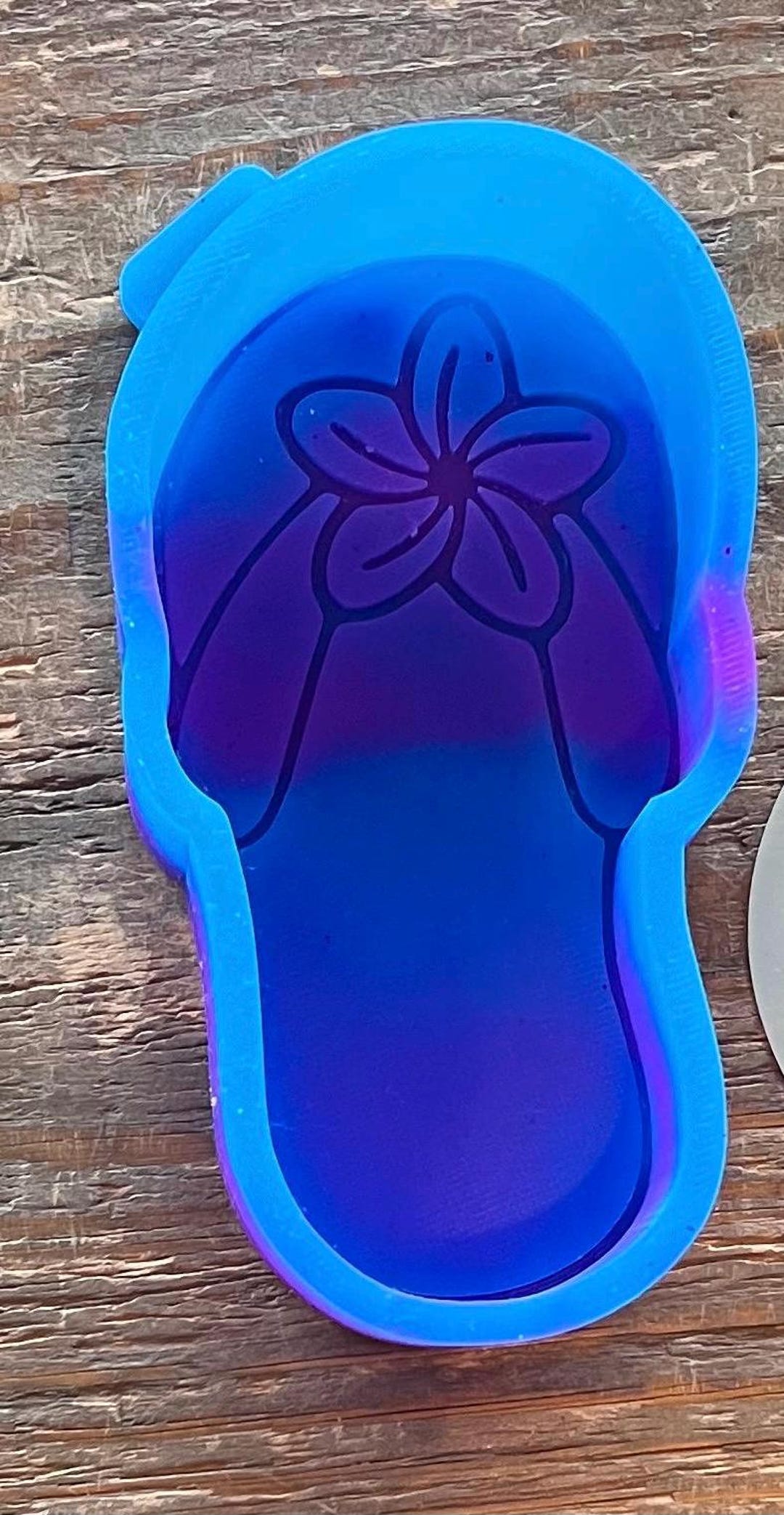 Hibiscus Flip Flop Freshie Mold - Etsy