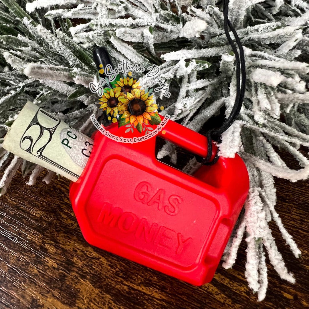 Gas Can Money Ornament & Stocking Stuffer - Etsy