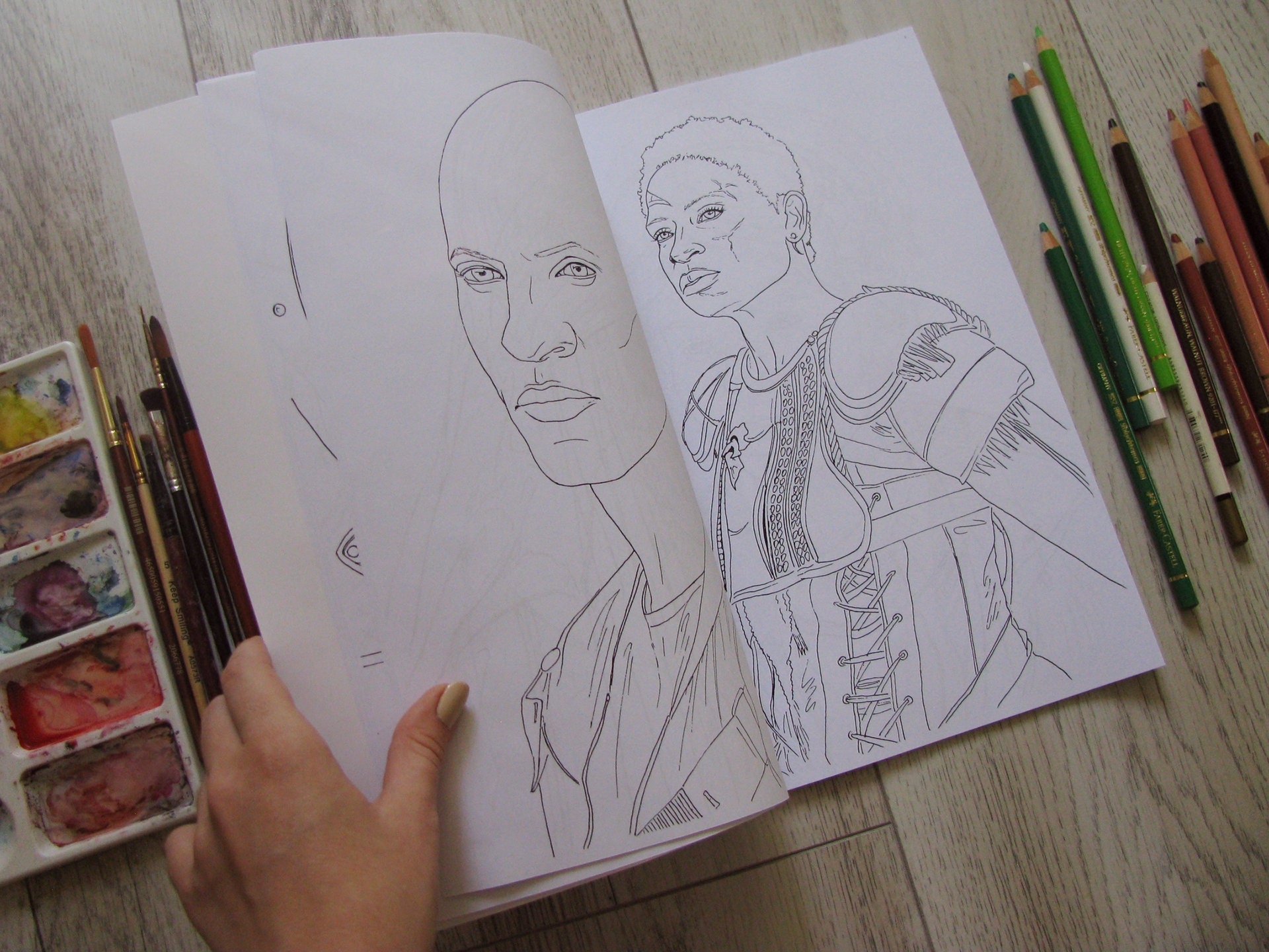 The 100 Coloring Book | Etsy