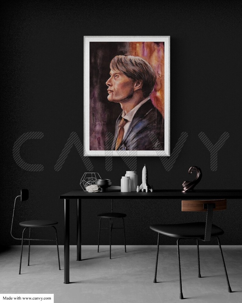 Hannibal Lecter Art Print - Etsy